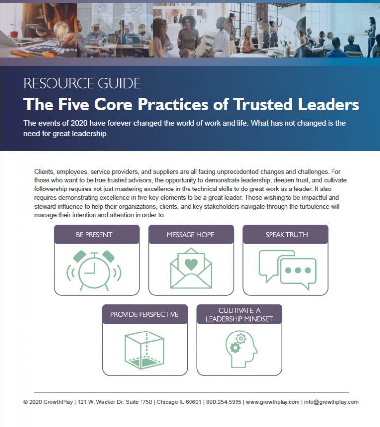 The Five Core Practices of Trusted Leaders – GrowthPlay